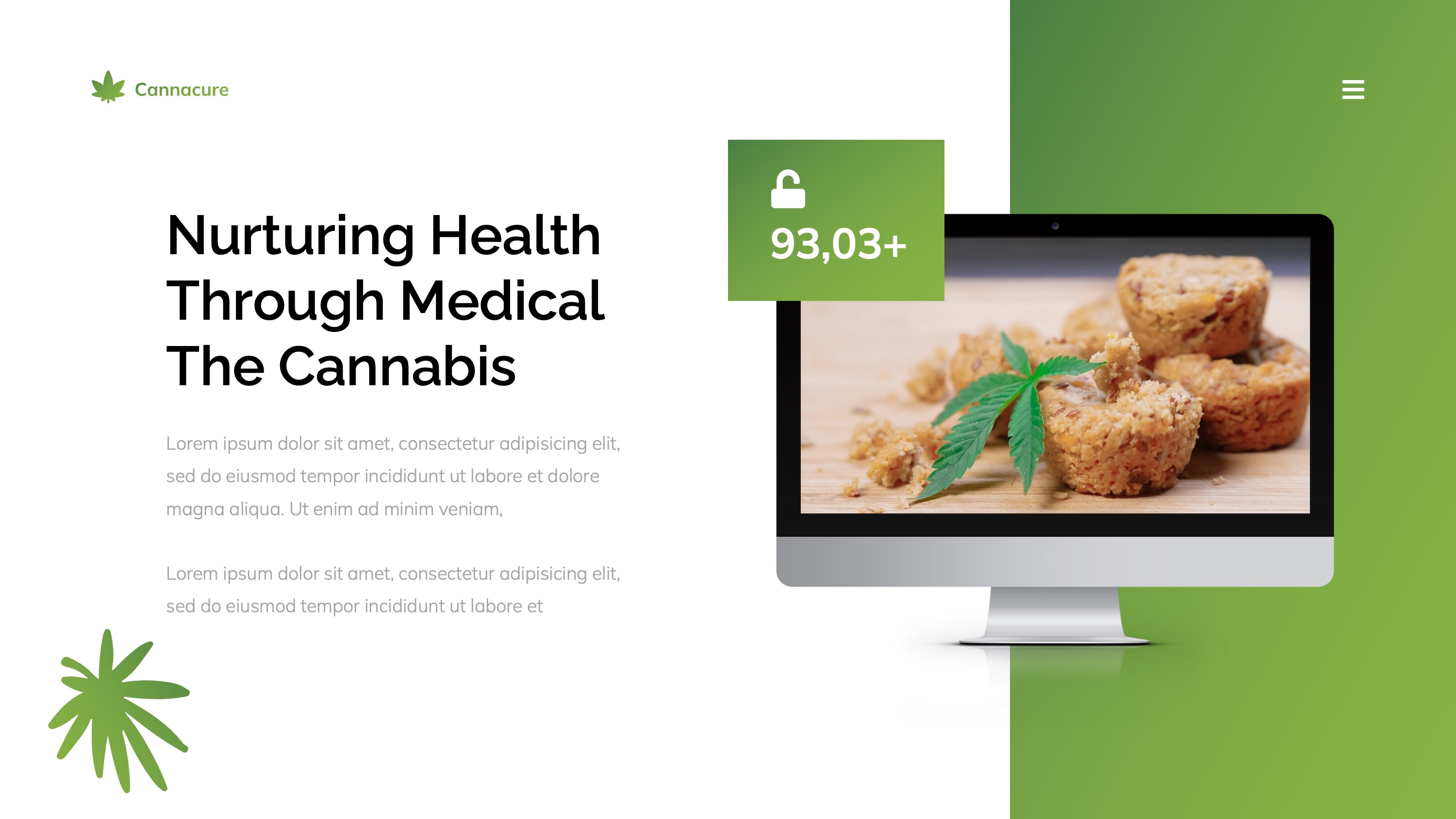 Medical Marijuana Powerpoint Presentation Templates Graphicriver